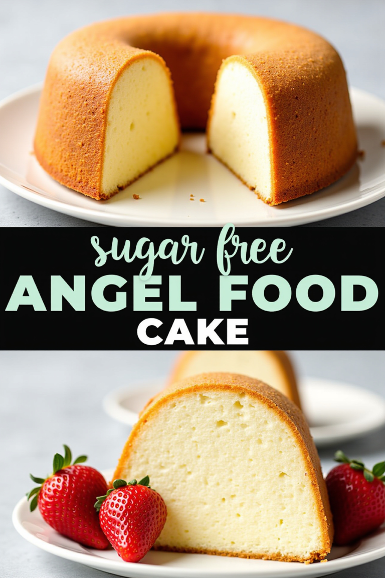 Heavenly & Guilt-Free: Mastering the Perfect Sugar-Free Angel Food Cake ...